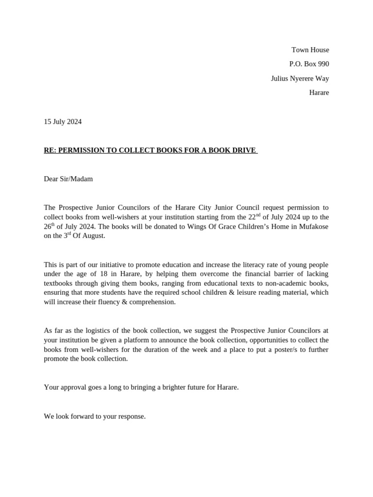 Letter To Schools | PDF