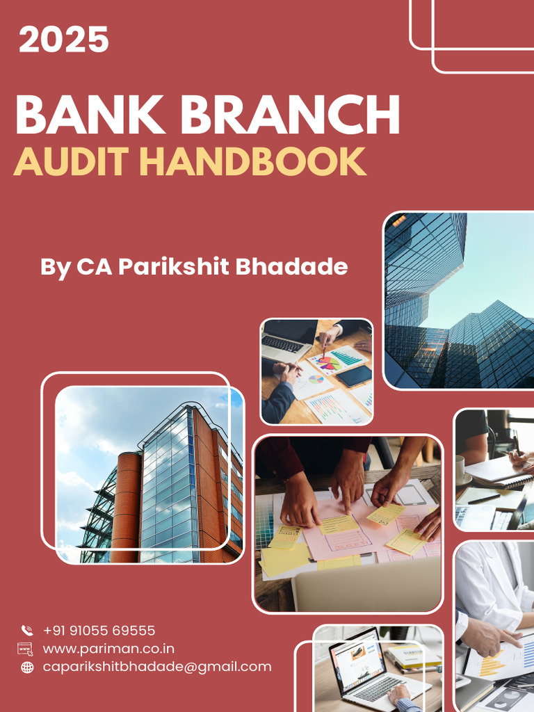 Bank Branch Audit HandBook 2025 | PDF | Audit | Banks