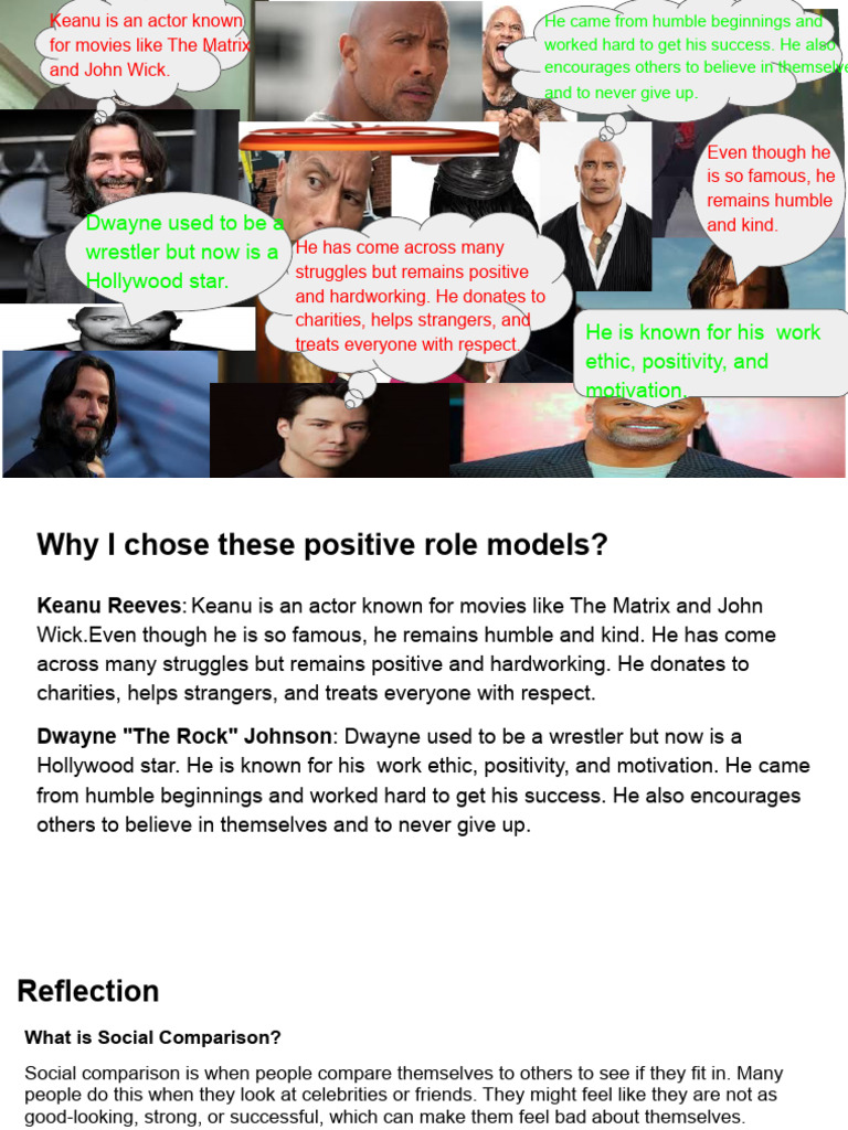 Inspiring Role Models: Keanu & The Rock | PDF | Social Psychology