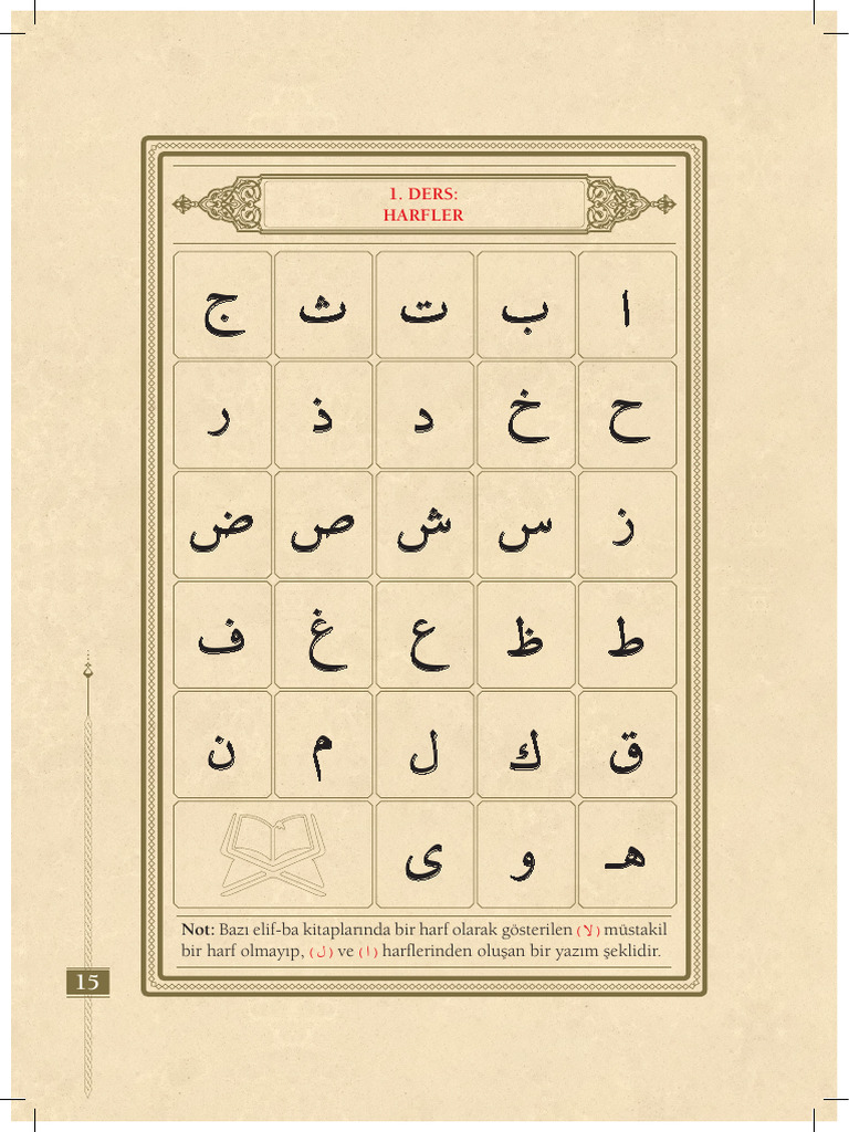 1 Ders Harfler | PDF