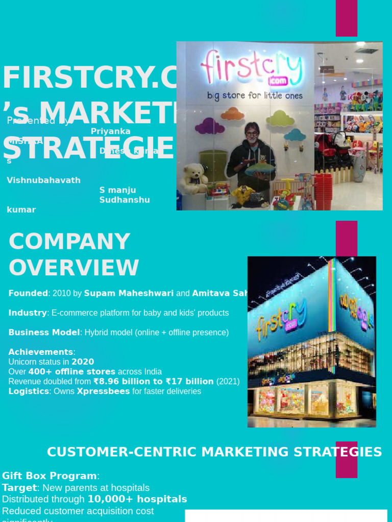 FIRSTCRY.COM (TEAM 7).pptx_20241006_223721_0000 | PDF | Marketing | Brand