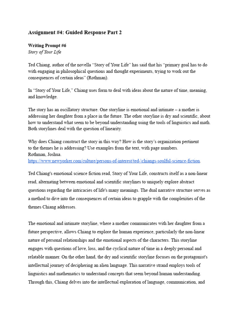 Exploring Non-Linear Narratives in Sci-Fi | PDF | Narrative | Storytelling