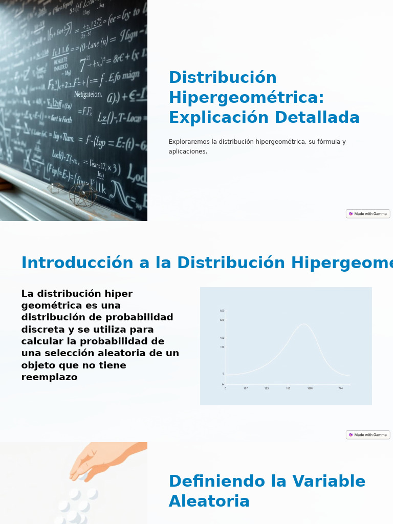 Distribución Hipergeométrica: Definición y Fórmula | PDF