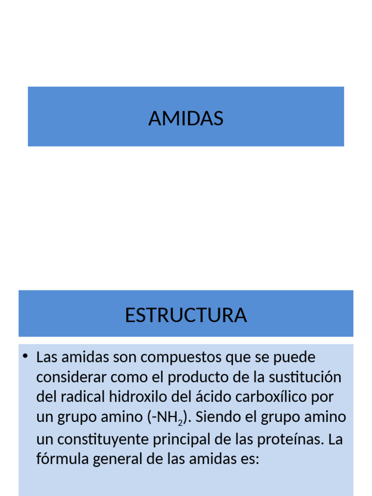 AMIDAS | PDF | Amida | Compuestos químicos