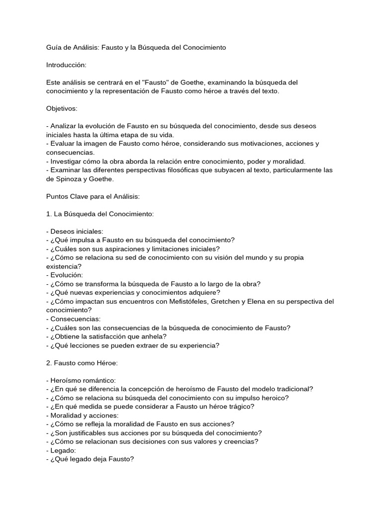 Fausto | PDF | Fausto de Goethe | Conocimiento