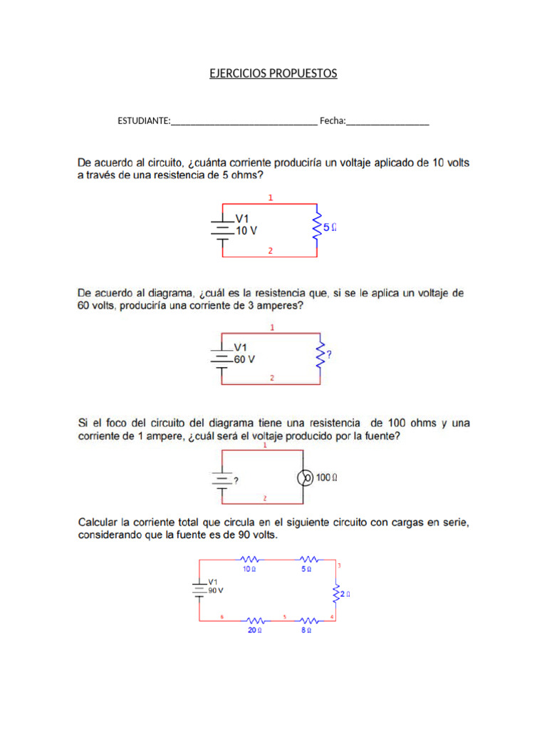 Ejercicios Propuestos | PDF