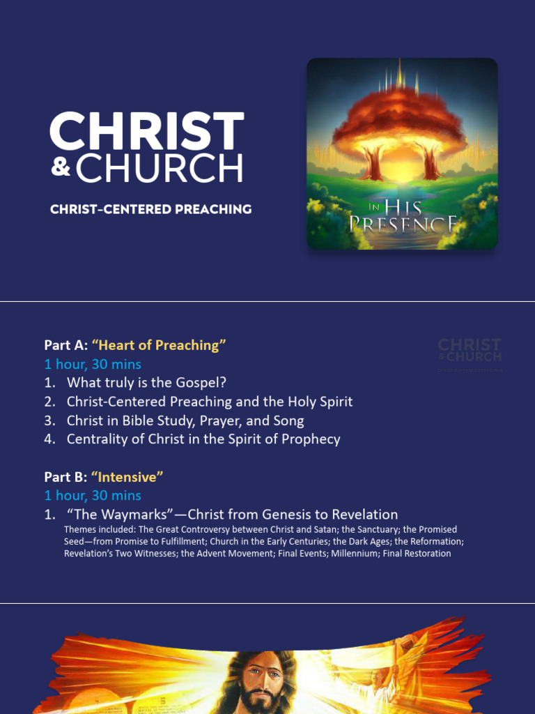 01 Christ Centered Preaching for PYC Sharing Copy | PDF | Jesus | Lamb Of God