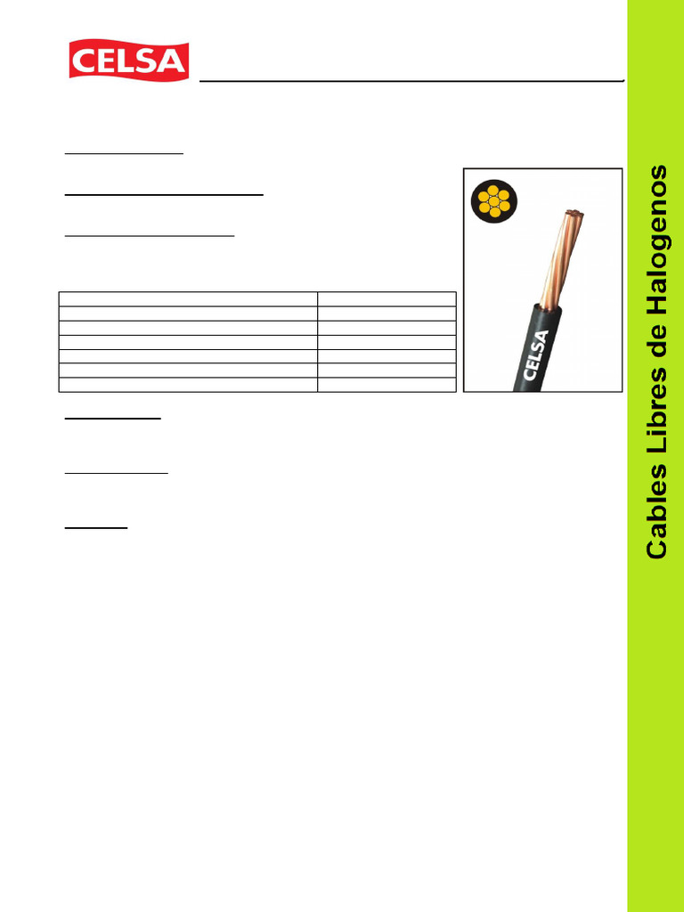 Lsoh 80 | PDF | Materiales | Electricidad
