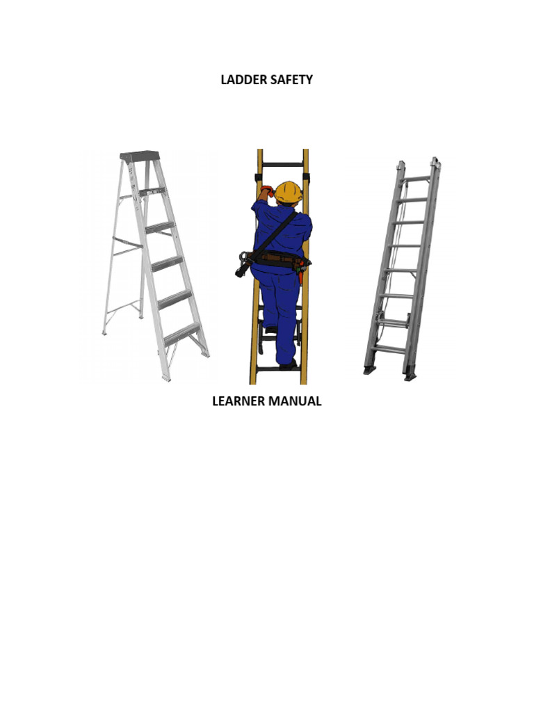 Ladder Safety and Inspection Manual | PDF | Ladder | Safety