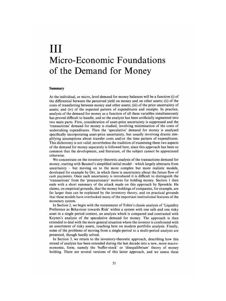 Goodhart Cap III | PDF