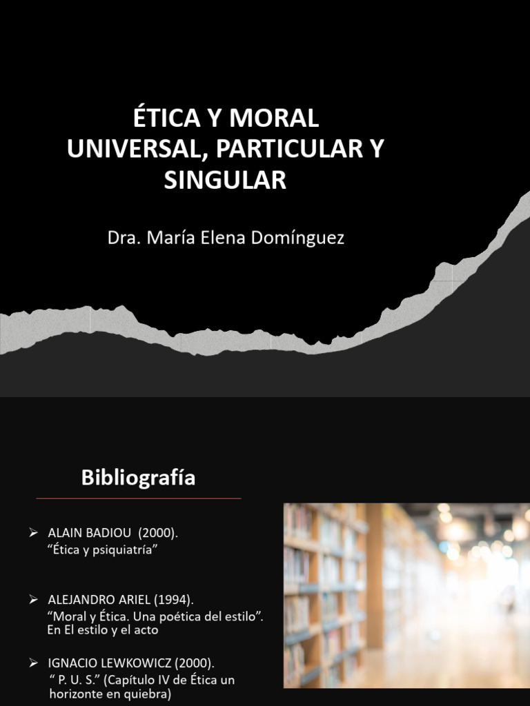 Domínguez - Particular - Universal - Singular - 2023IC en PDF | PDF ...