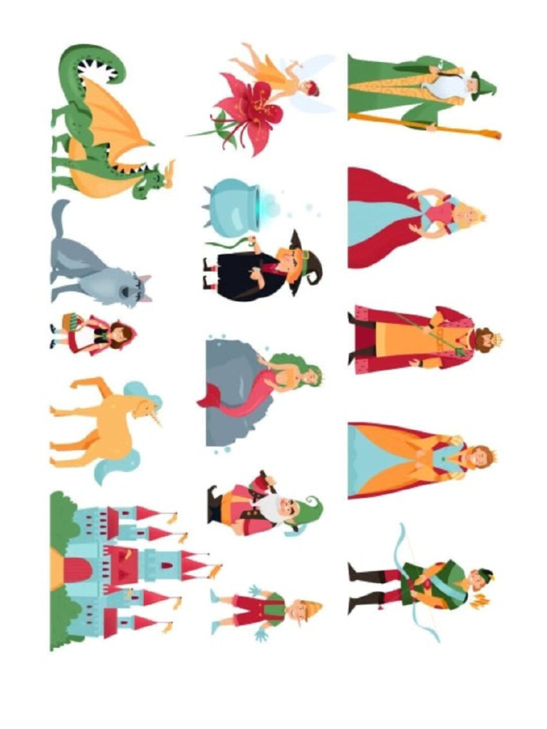 Personajes para Crear Un Cuento | PDF