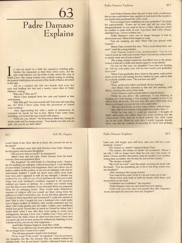 Ch. 63 - Noli Me Tangere - Jose Rizal - Lacson-Locsin Translation | PDF