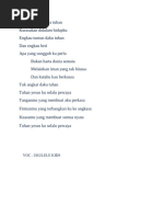 Inilah Lirik Lagu Nias PDF | PDF