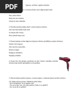 Izjavne, Upitne, Uzvične Rečenice | PDF