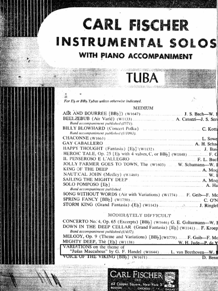 Beethoven - Variacoes Judas Maccabeus | PDF