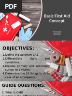 Understanding the DRABC First Aid Steps | PDF | First Aid ...