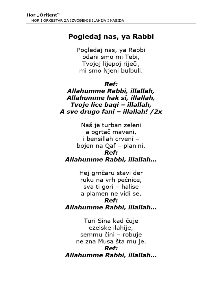 Pogledaj_nas__ya_Rabbi | PDF