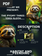 Sloths | PDF | Mammal Orders | Herbivorous Animals