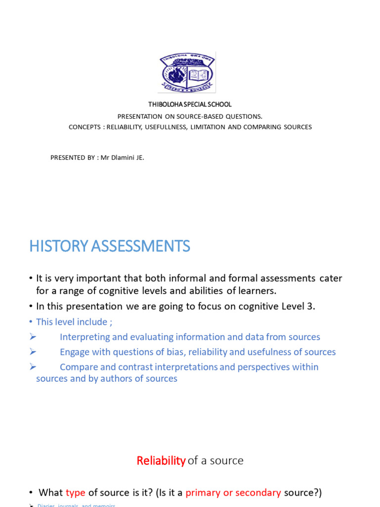 Evaluating Historical Source Reliability | PDF | Marshall Plan | Soviet ...