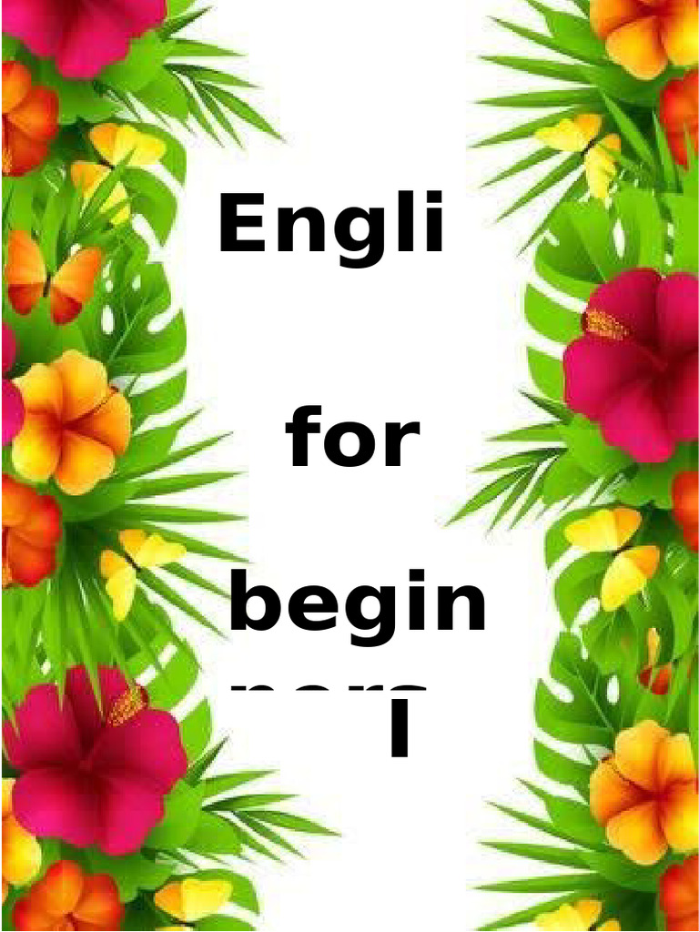 English Vocabulary for Beginners | PDF