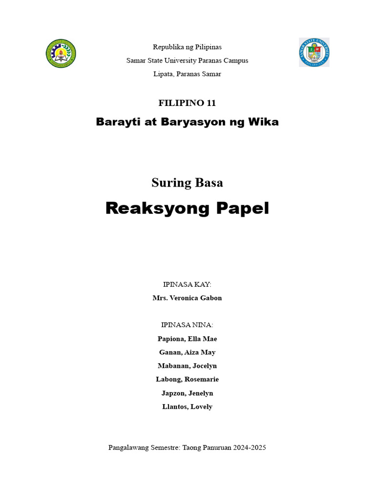Suring Basa | PDF