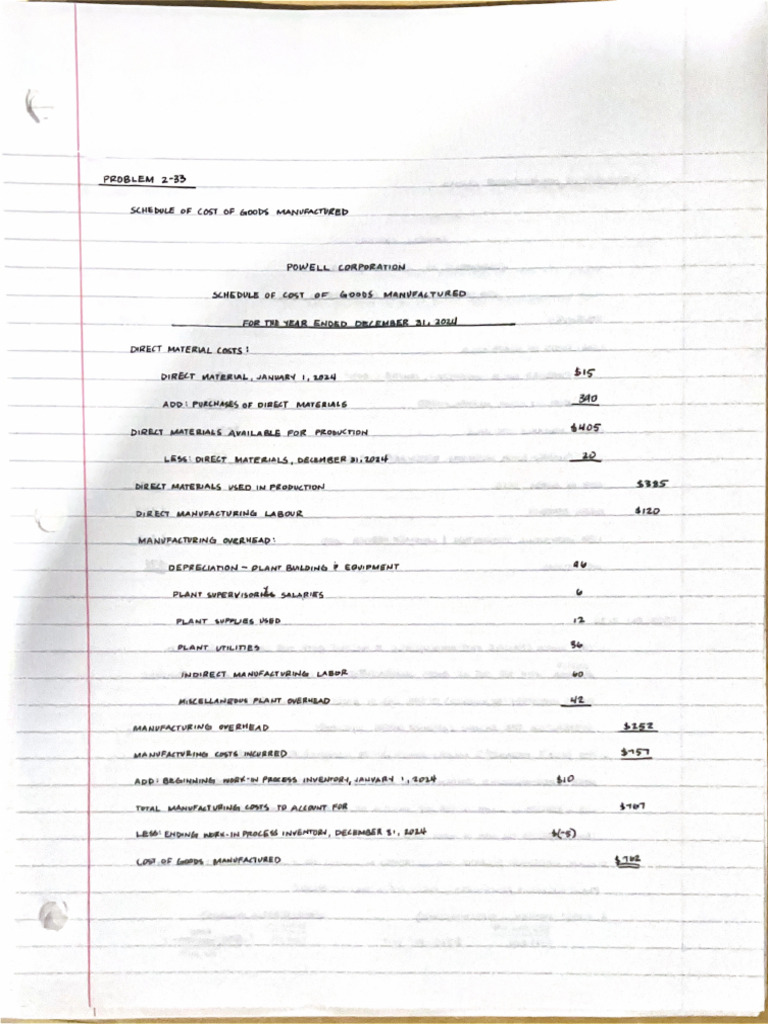 FMGT3210 CH 2 Homework | PDF