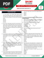 Direction-Based Reasoning Questions | PDF | Teaching Mathematics