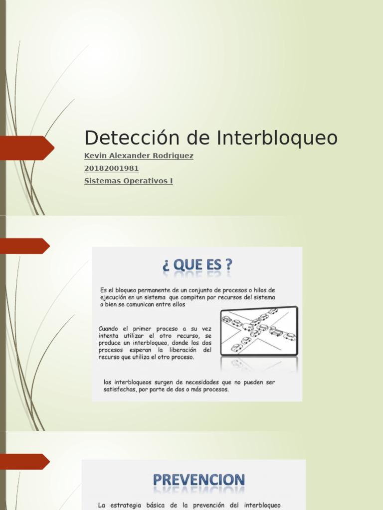 Detección de Interbloqueo | PDF