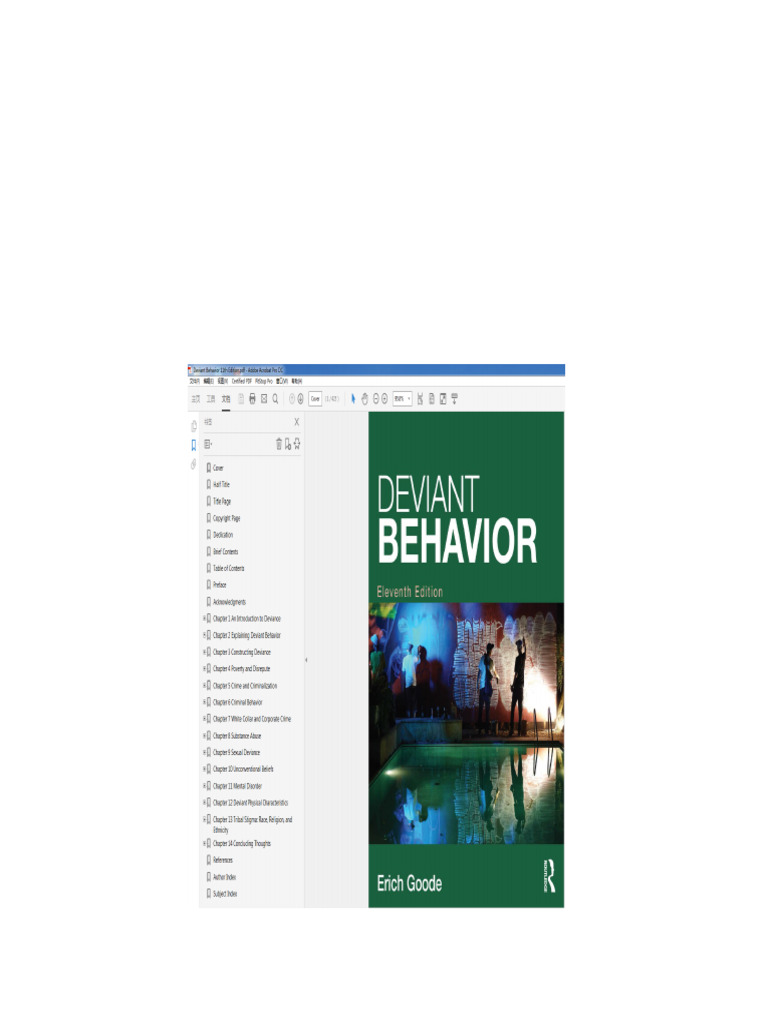 (Original PDF) Deviant Behavior 11th Edition by Erich Goodeinstant download | PDF | Deviance ...