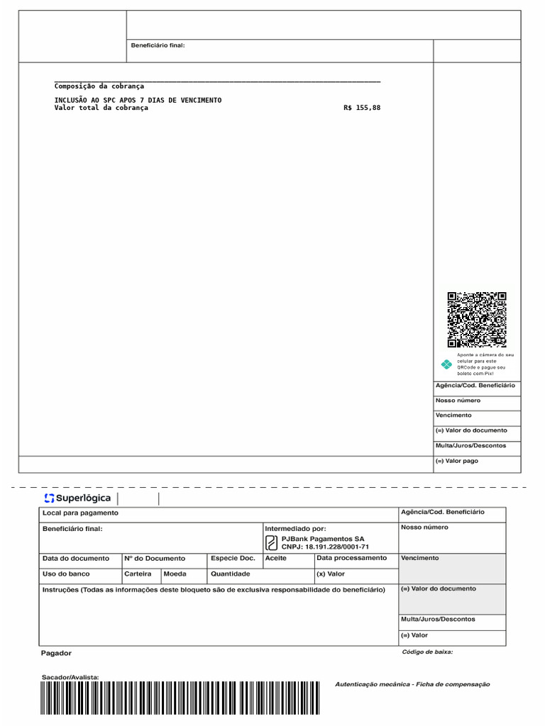 Boleto de Rescisã o JEFTE RUAN LIMA NUNES | PDF