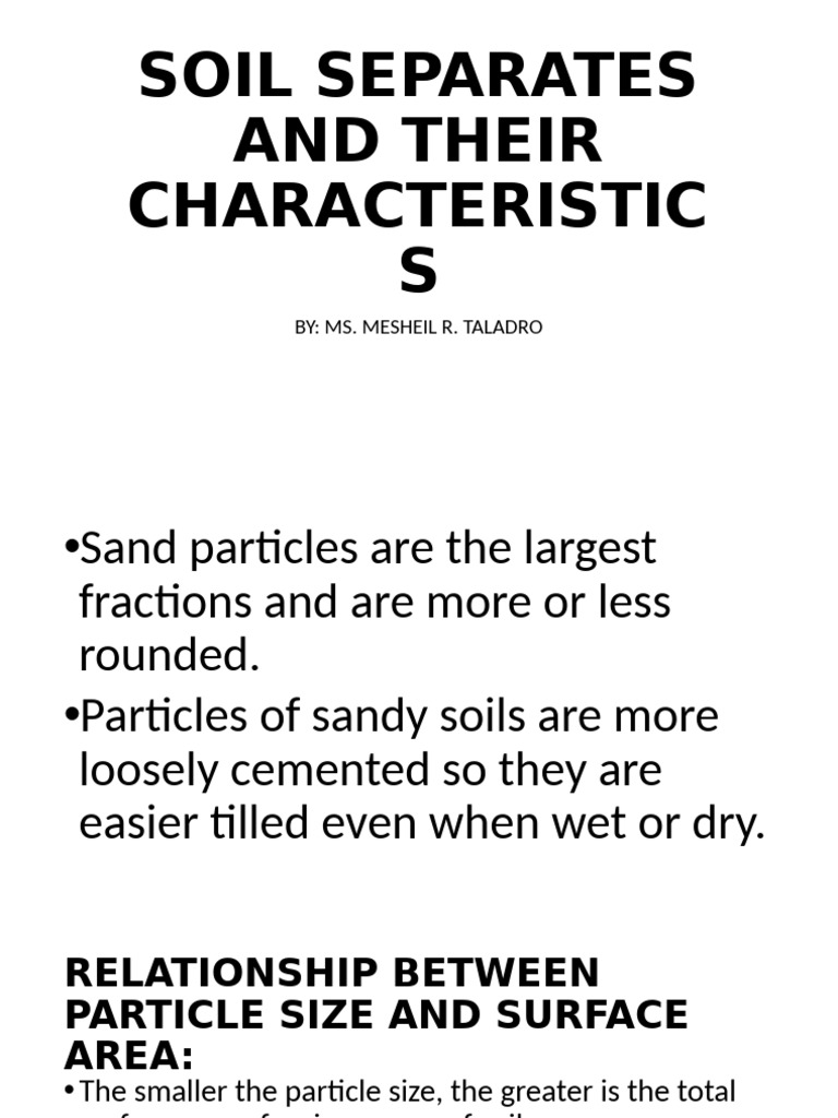 Characteristics of Silt Soil | PDF | Sand | Clay