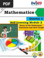 Q2 Mathematics 10 - Module 2 | PDF | Zero Of A Function | Polynomial