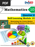 CO Math10 Q2 Module8 | PDF | Circle | Equations