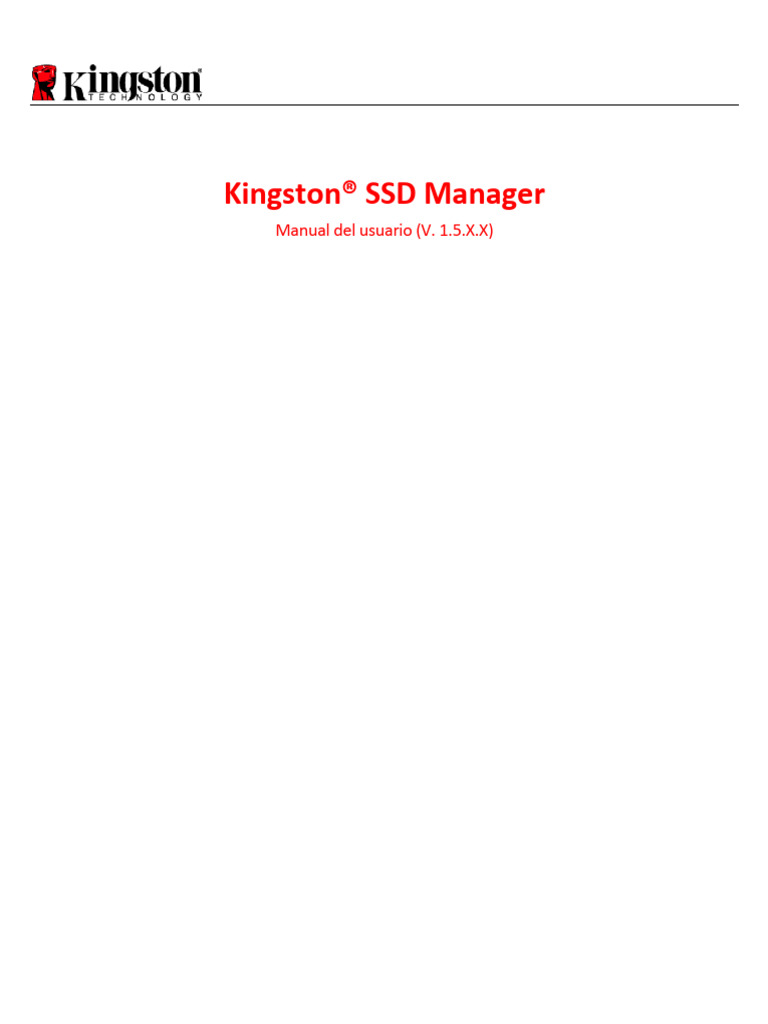 SSD Manager User Guide ES | PDF | Unidad de estado sólido | Microsoft ...