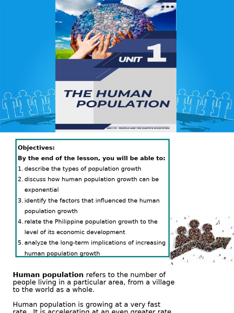 Unit 1 - Lesson 1.1. Human Population | PDF | Population Growth ...