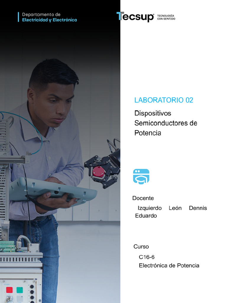 2 Guía de Laboratorio EyE 2025-6 C16 | PDF | Electrónica | Energia electrica