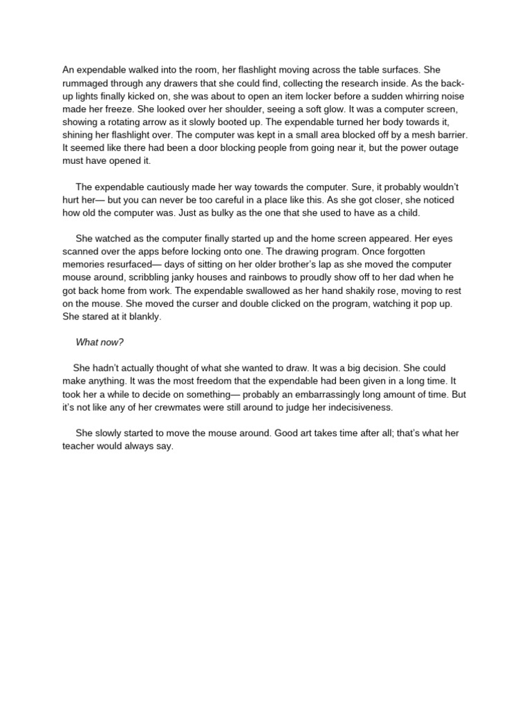 Unfinished Story | PDF