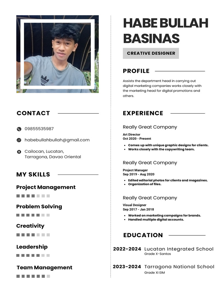 Creative Designer CV Overview | PDF