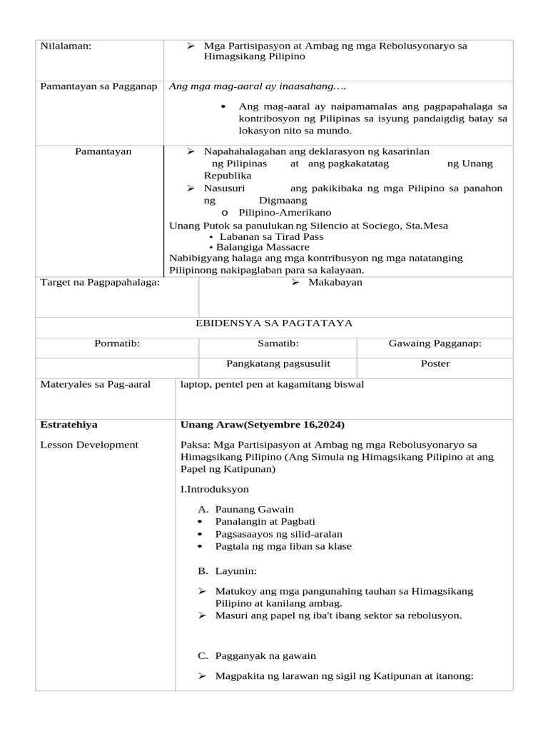 Aralpan 6 (Banghay Aralin 9-10) | PDF