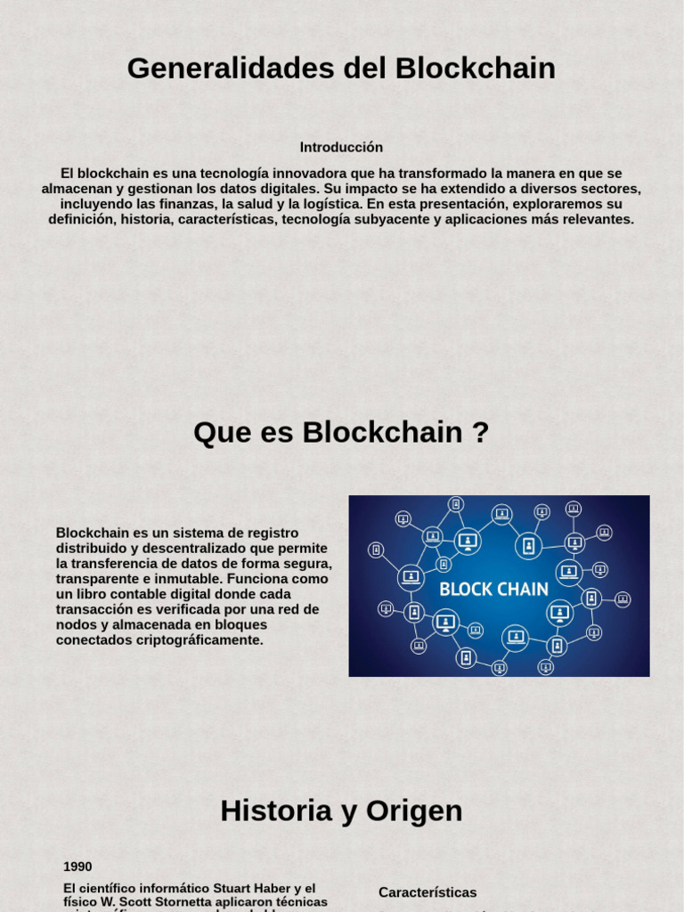 Presentacion Blockchain | PDF | Bitcoin | Computación distribuída