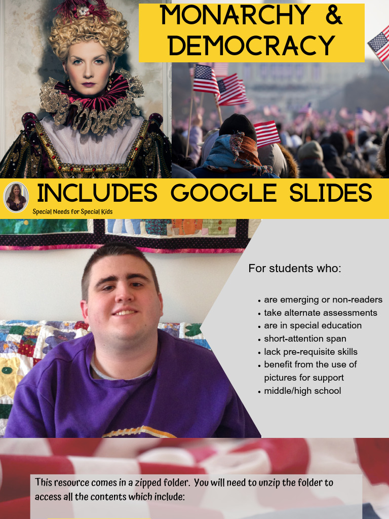 Monarchy Lesson Plans for Special Needs | PDF | Zip (File Format ...