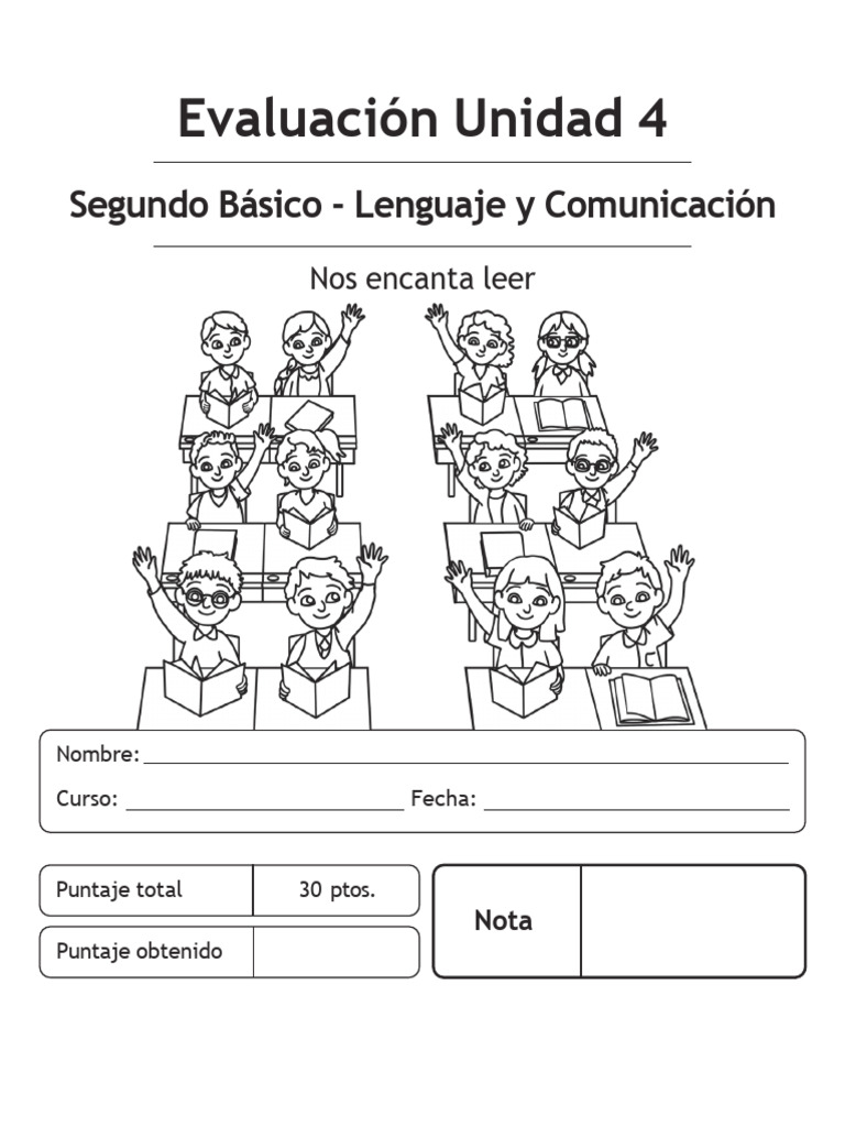 Comprension Lectora 4ta Unidad 2 Básico | PDF