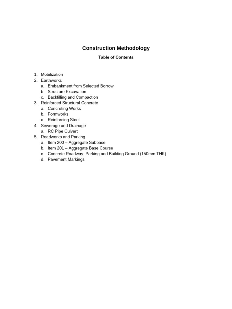 Construction Method | PDF | Road Surface | Concrete