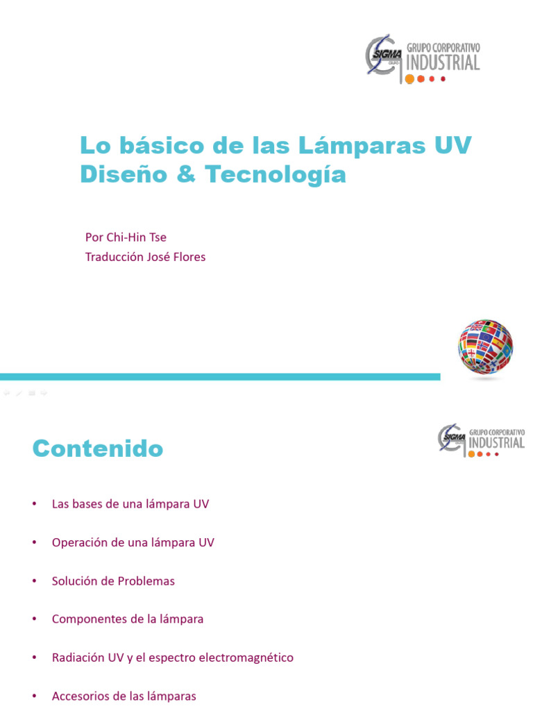 Fundamentos de Lámparas UV Alpha Cure | PDF | Ultravioleta | Mercurio ...