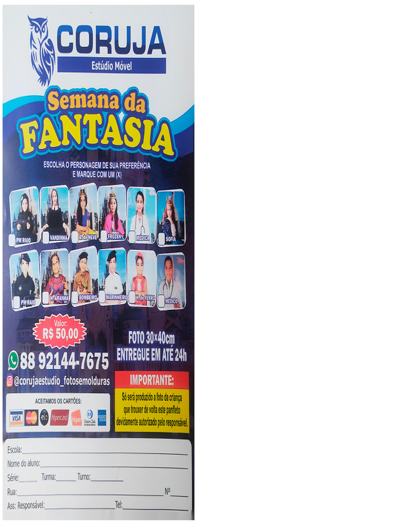 Panfleto Coruja | PDF