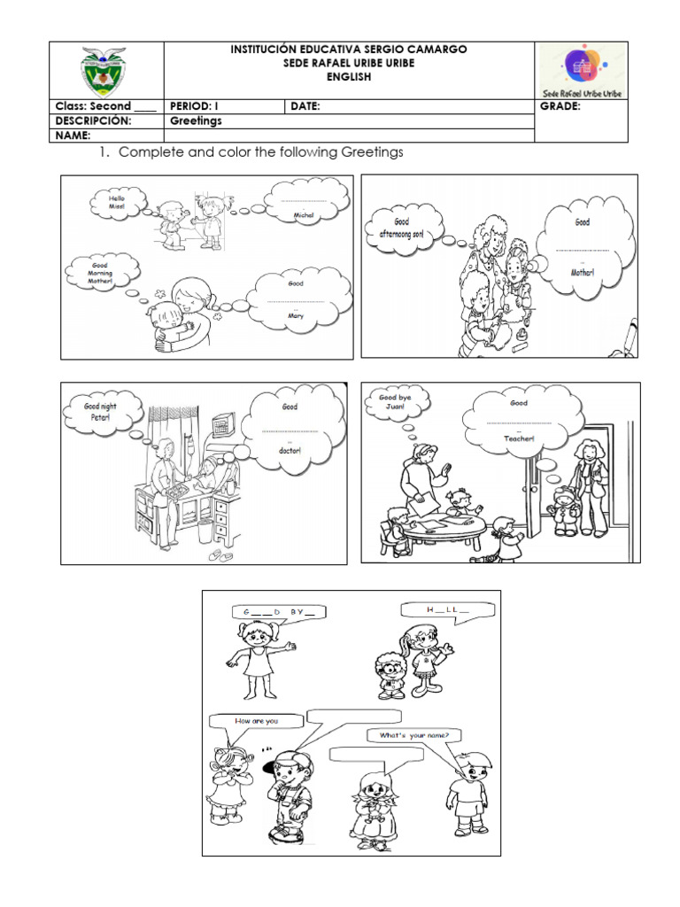 Greetings Pdf