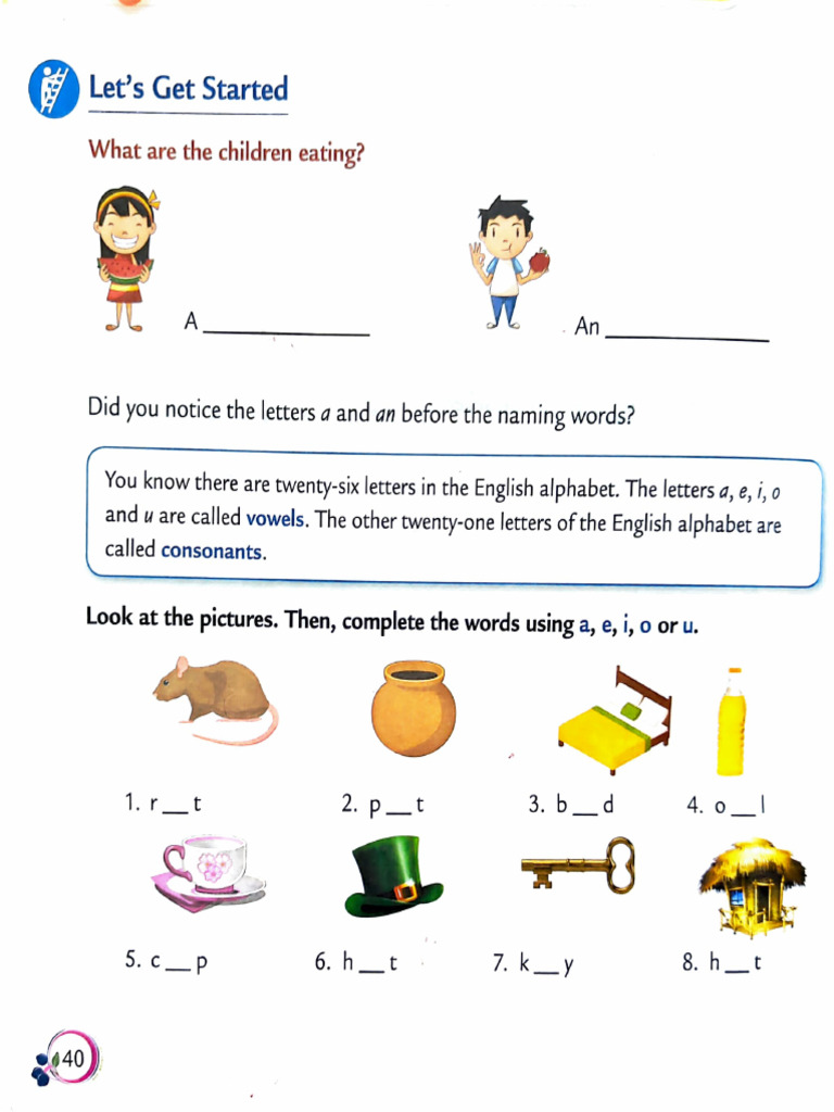 Std1 Eng Language Book Blank | PDF