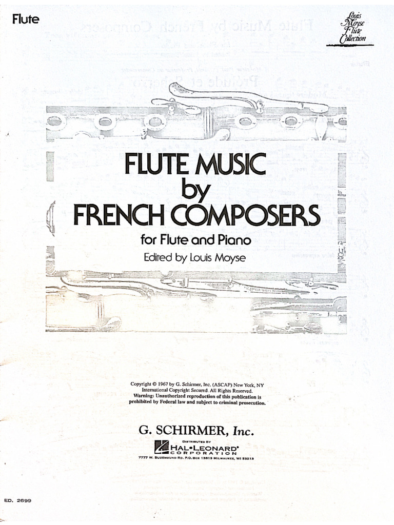 Flute Music by French Composers | PDF