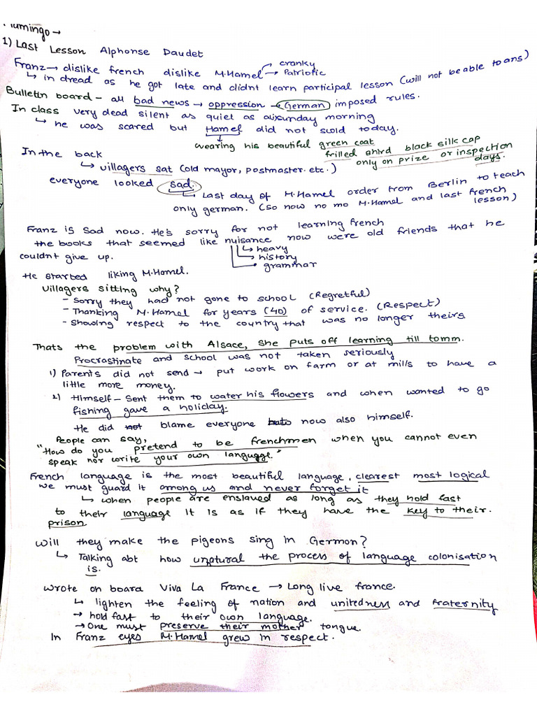 Last Lesson Flamingo | PDF